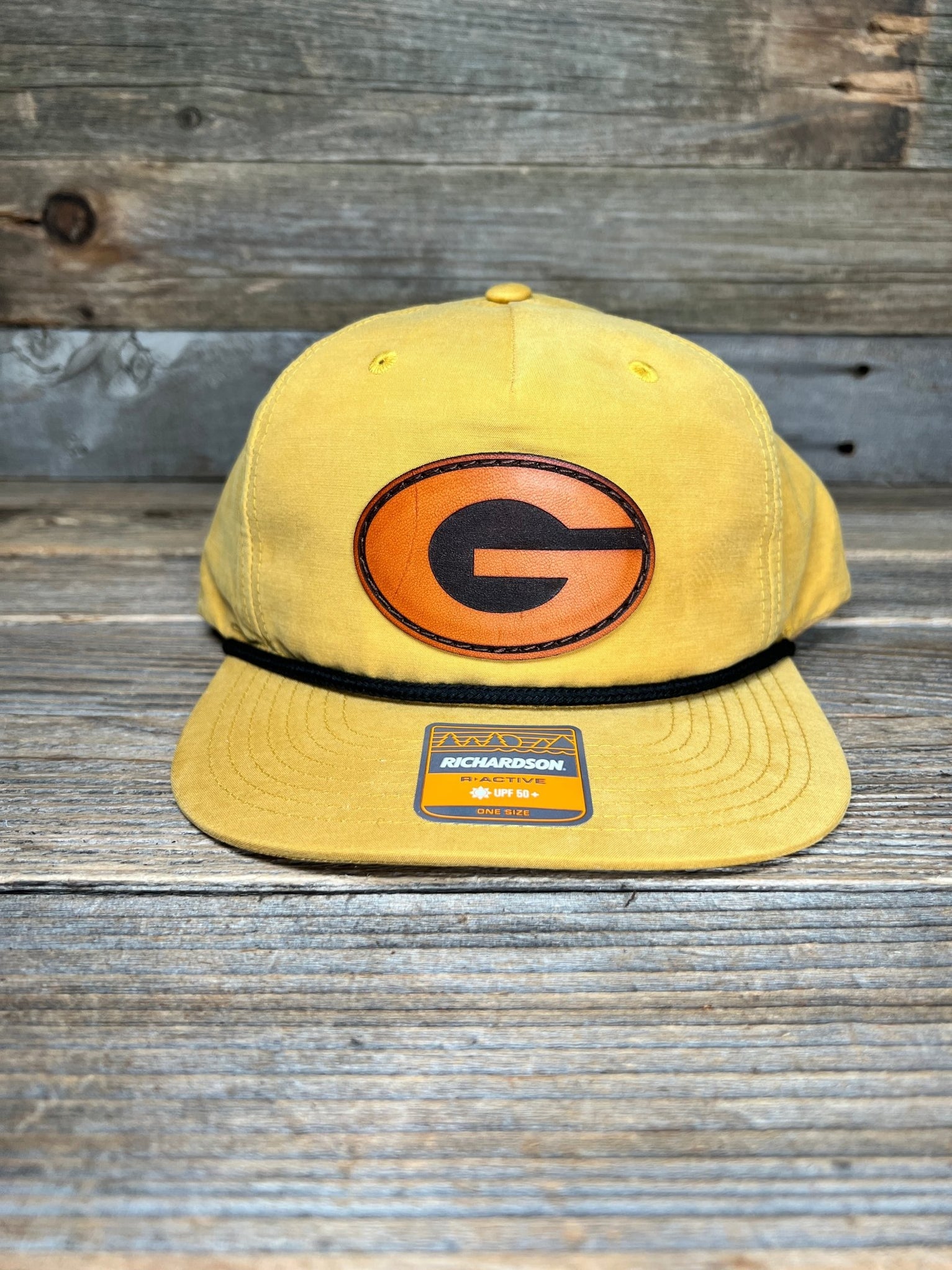 Georgia Bulldogs G Snapback Leather Patch Hat — Savannah Moss Co.