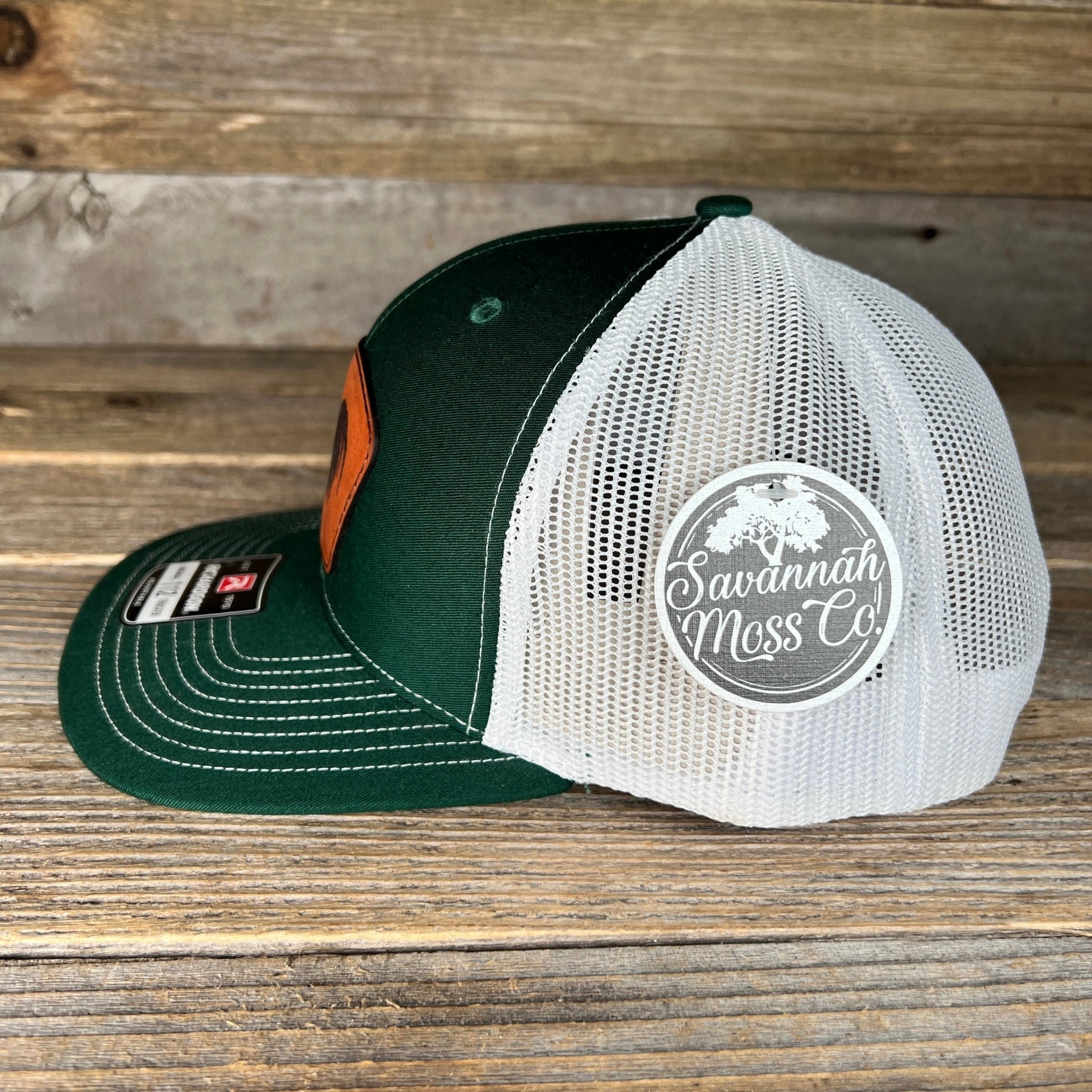 Rooster Leather Patch Hat — Savannah Moss Co.