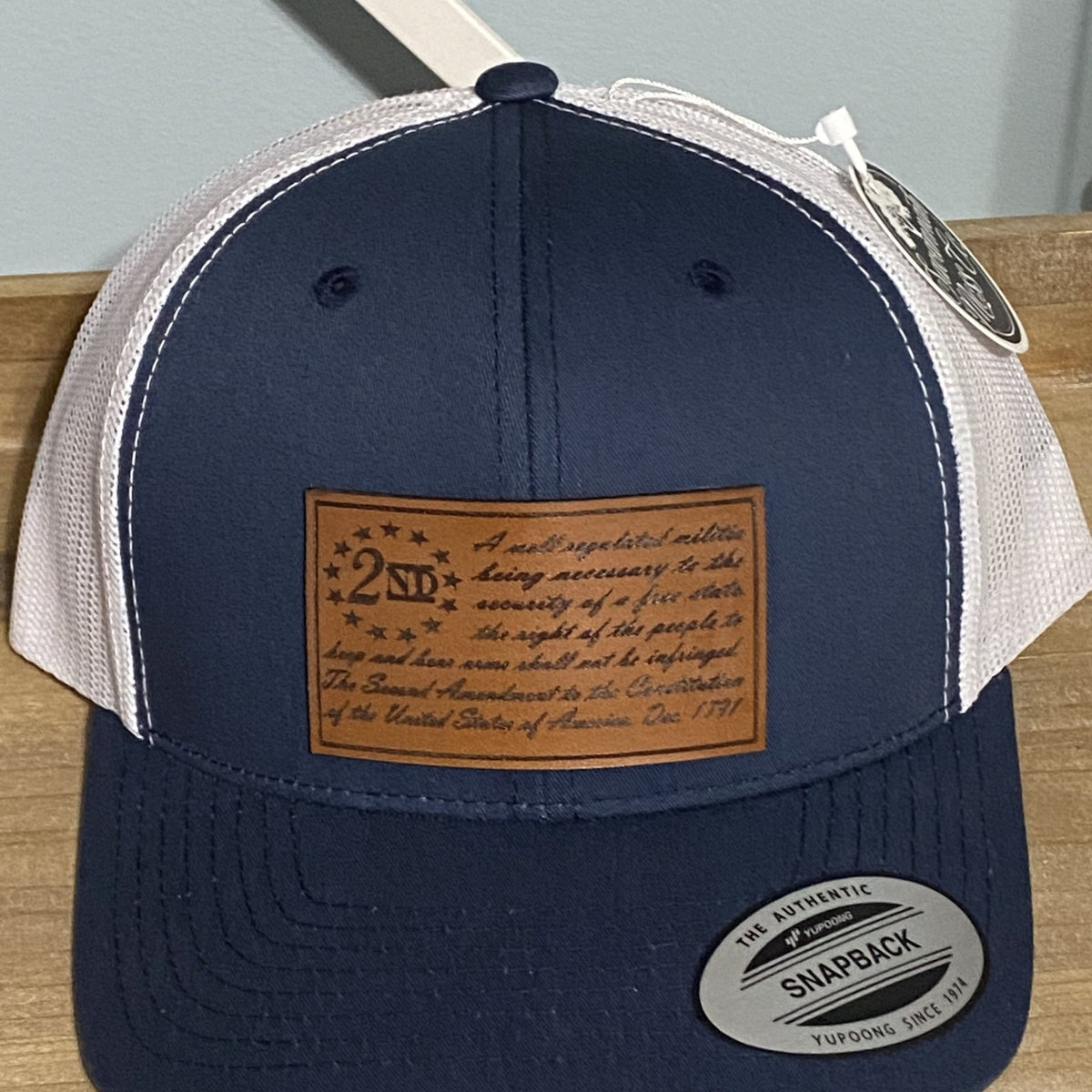 2nd Amendment Leather Patch Hat — Savannah Moss Co.