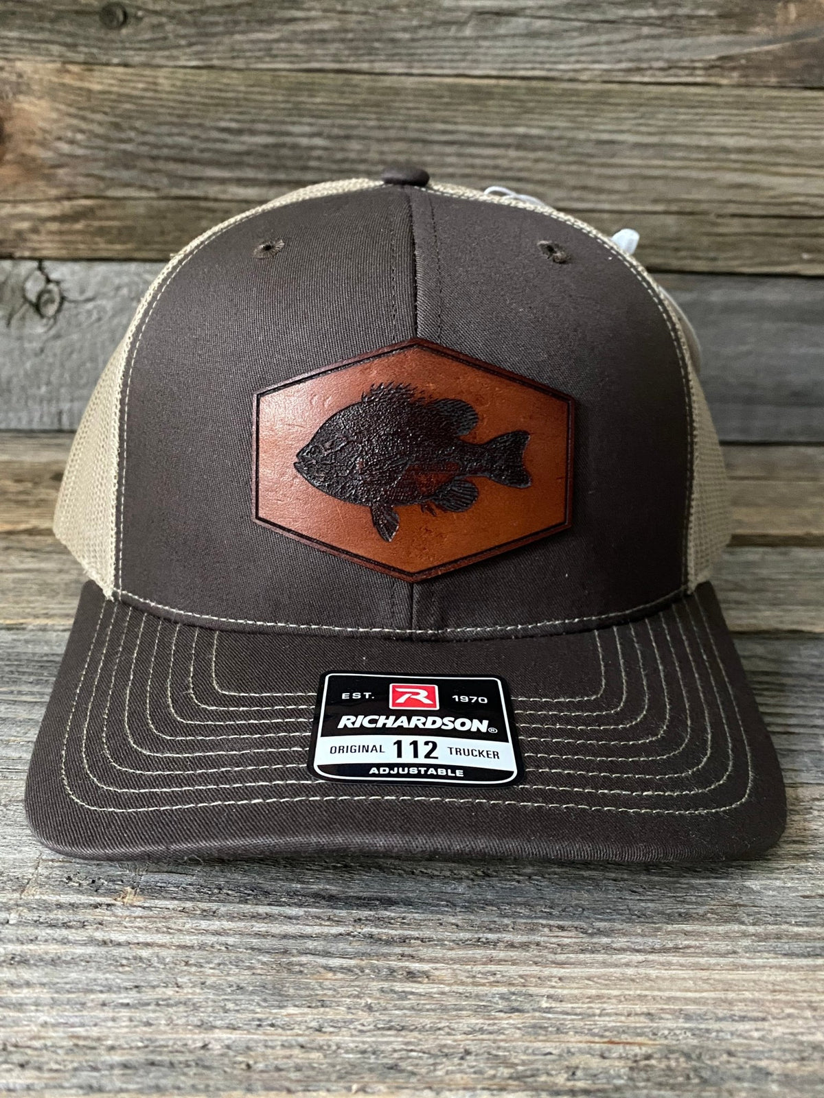 Blue Gill Leather Patch Hat — Savannah Moss Co.