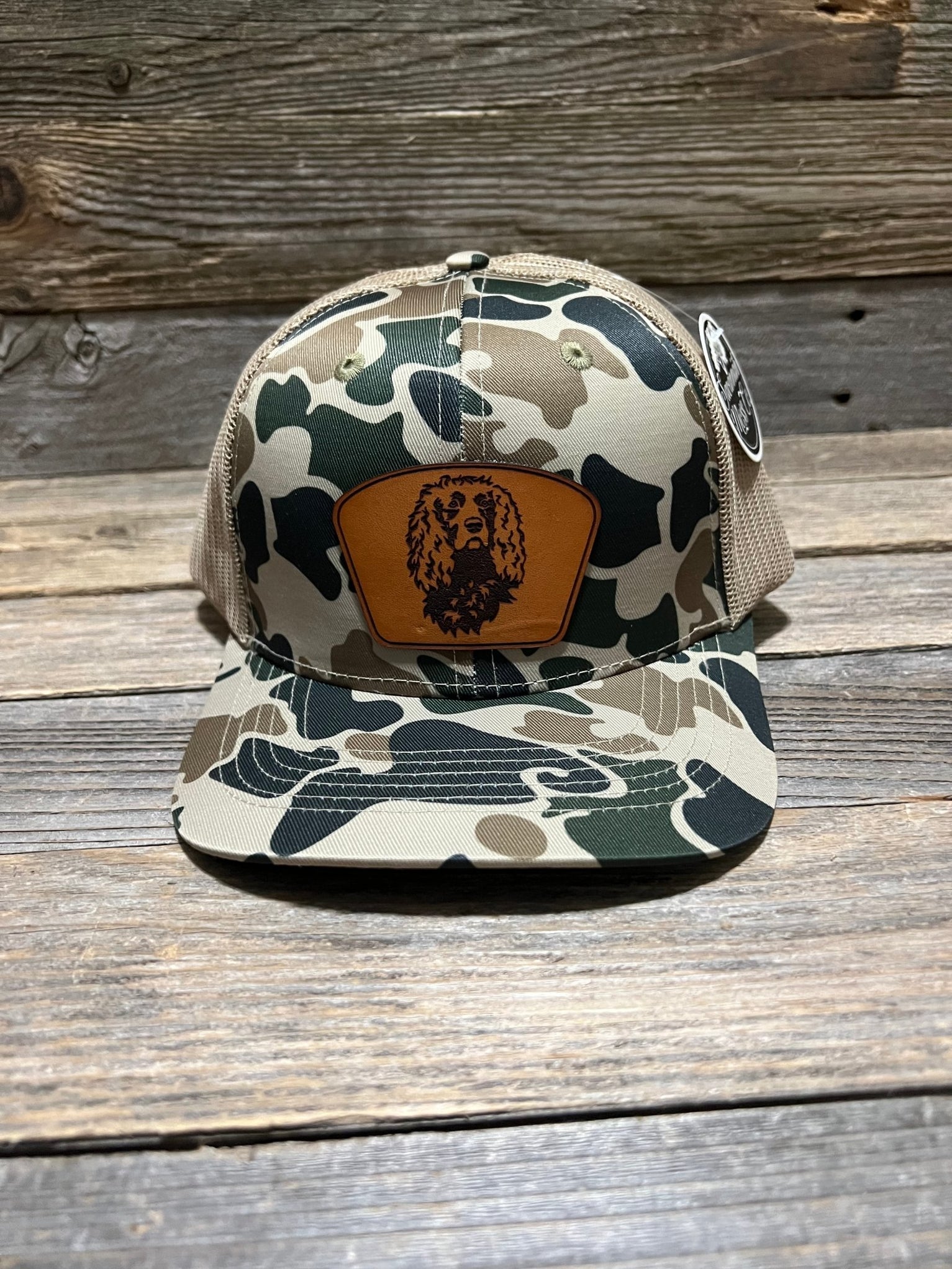 Boykin Spaniel Leather Patch Hat — Savannah Moss Co.