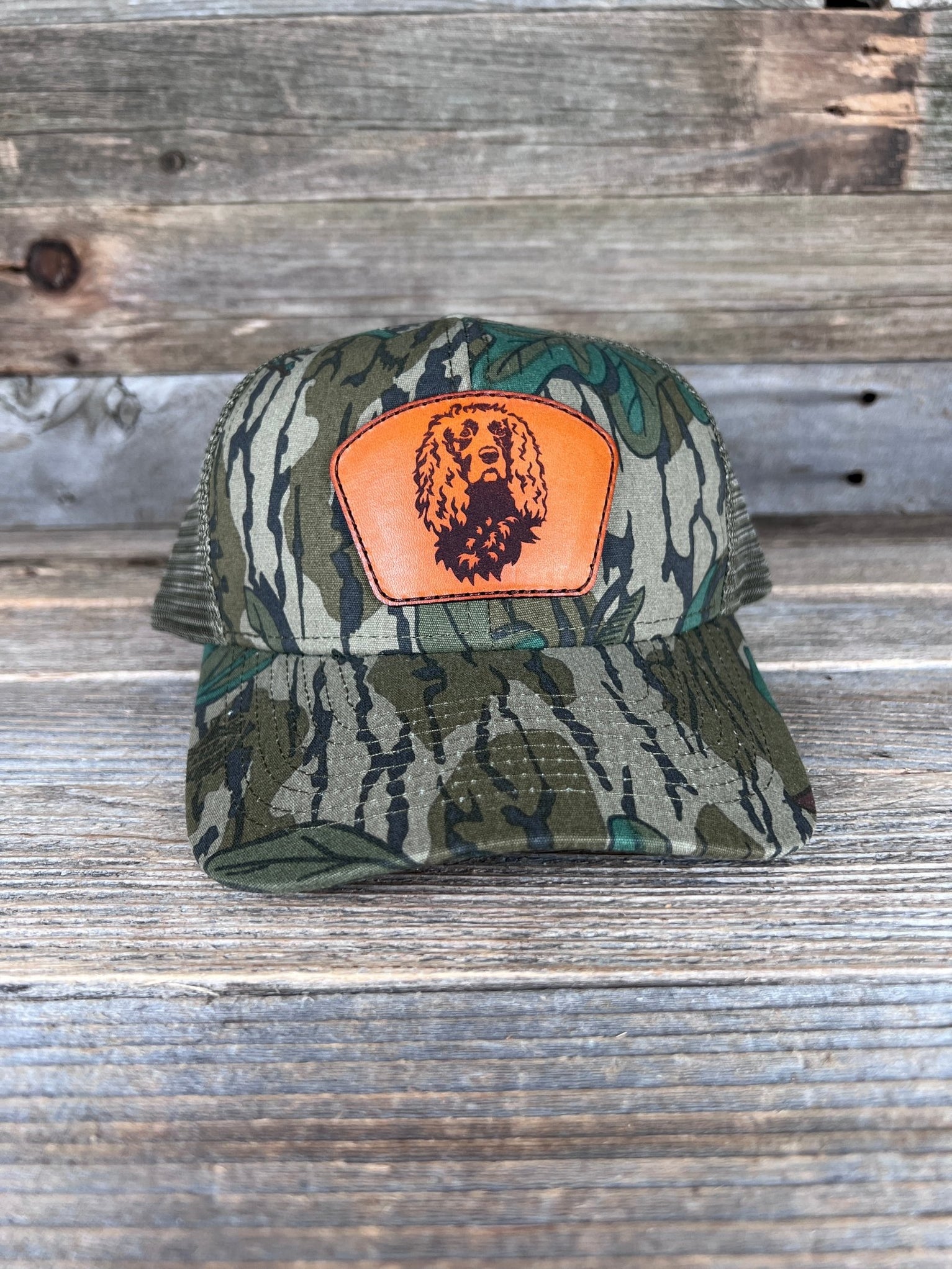 Boykin Spaniel Leather Patch Hat — Savannah Moss Co.