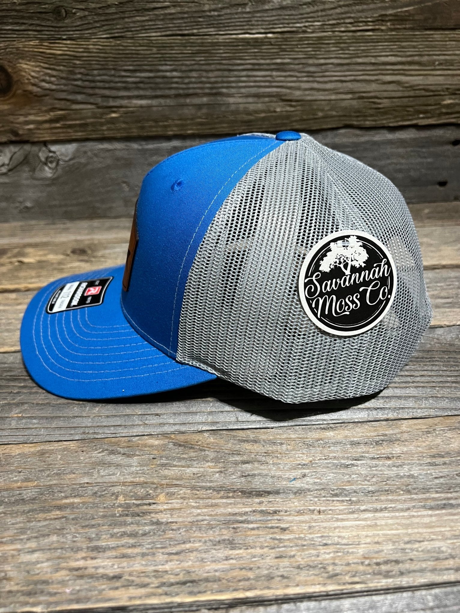 Carp Fish Leather Patch Trucker Hat — Savannah Moss Co.