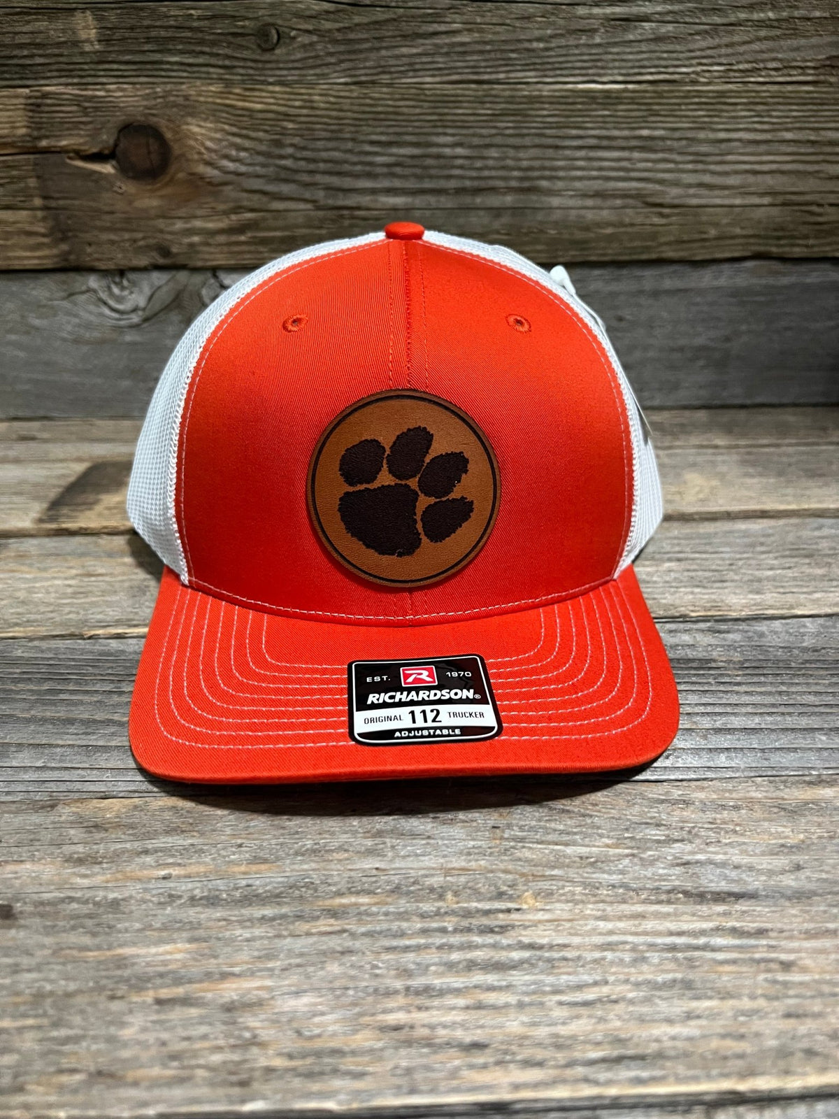 Clemson Leather Patch Hat — Savannah Moss Co.
