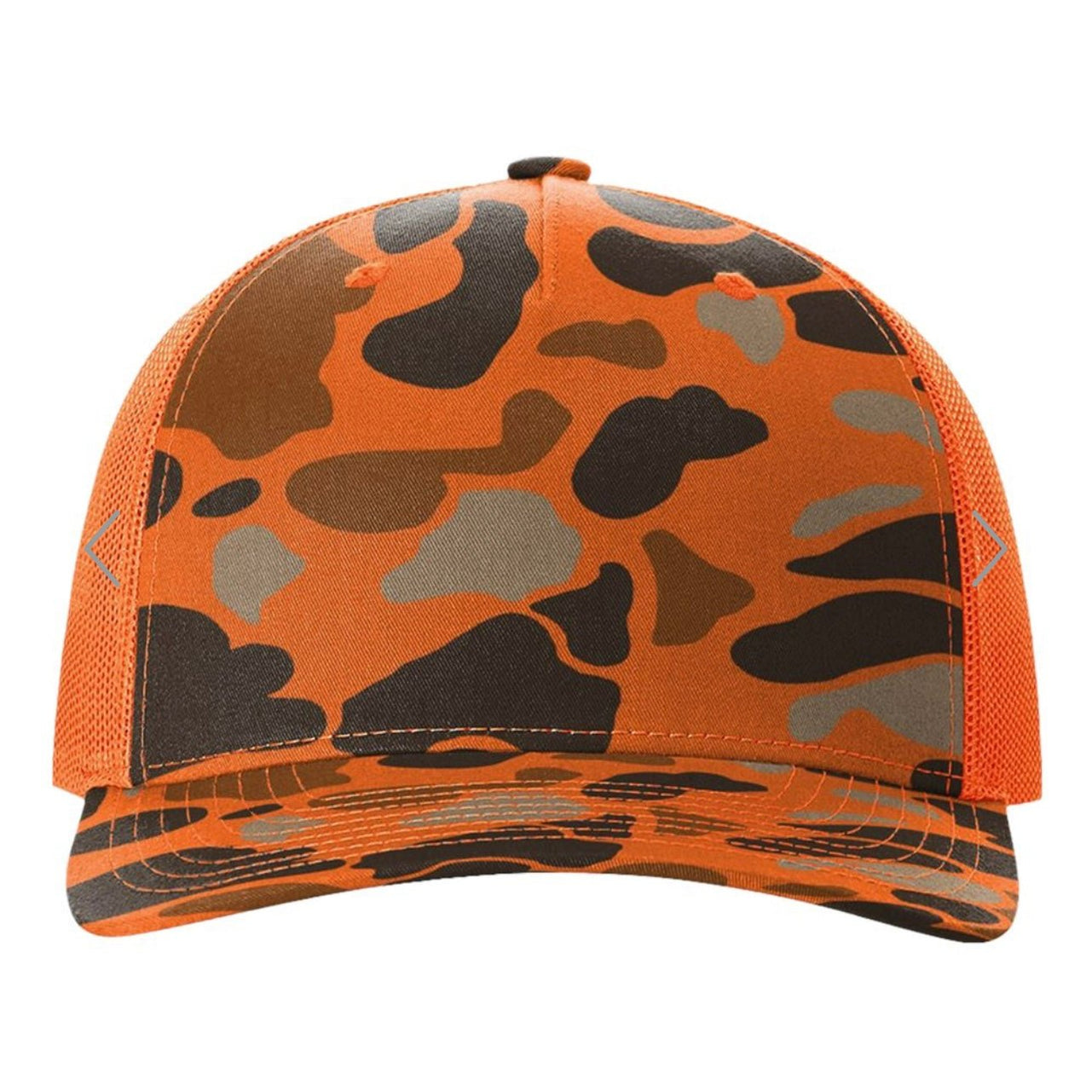 Custom Richardson Duck Camo 112PFP Leather Patch Trucker Hat — Savannah ...