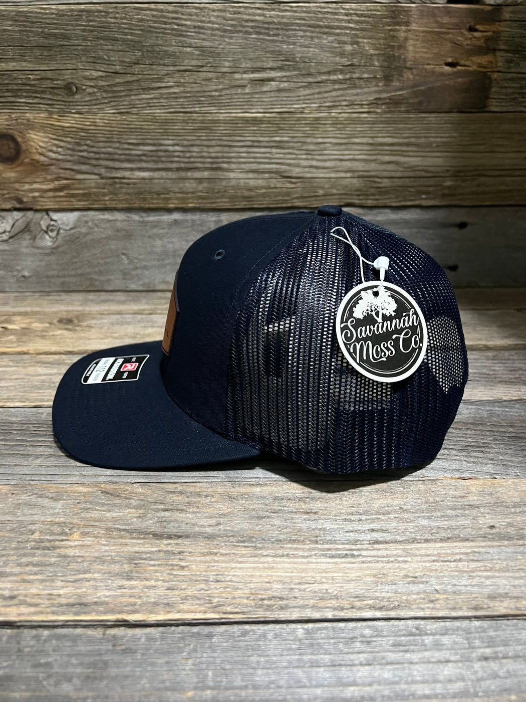 Fancy SMCo Duck Leather Patch Hat — Savannah Moss Co.