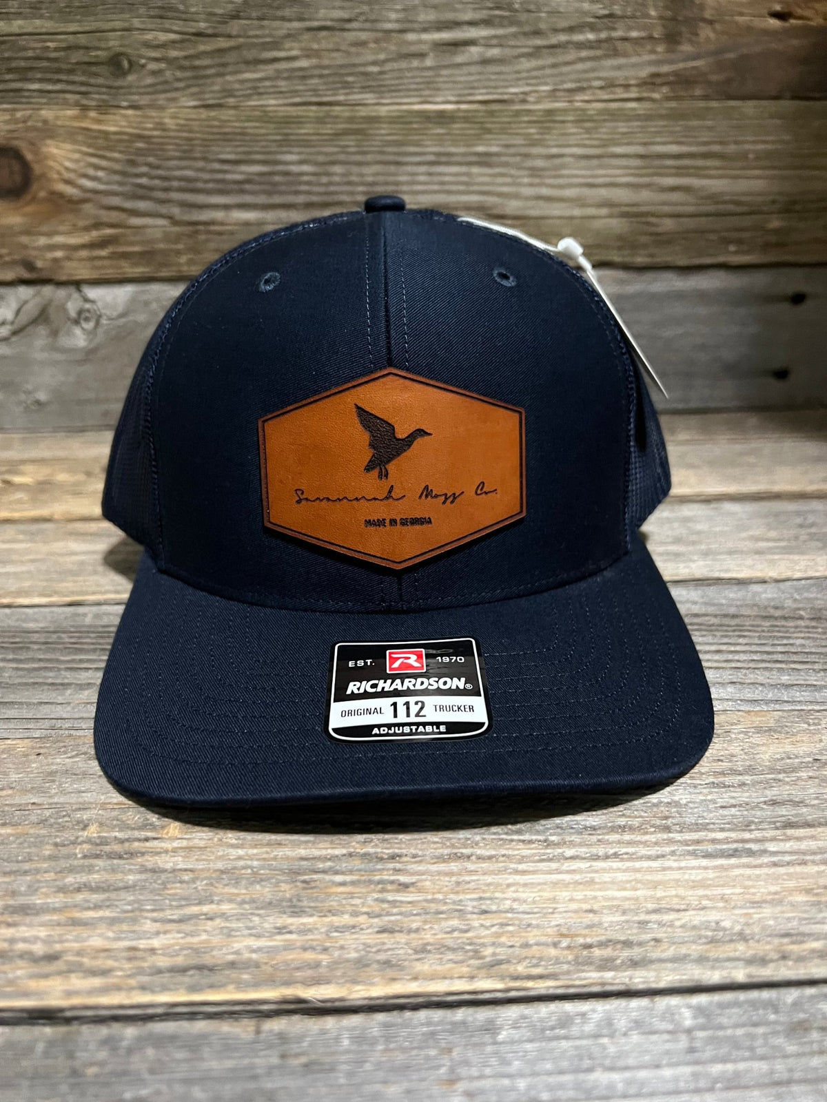 Fancy SMCo Duck Leather Patch Hat — Savannah Moss Co.