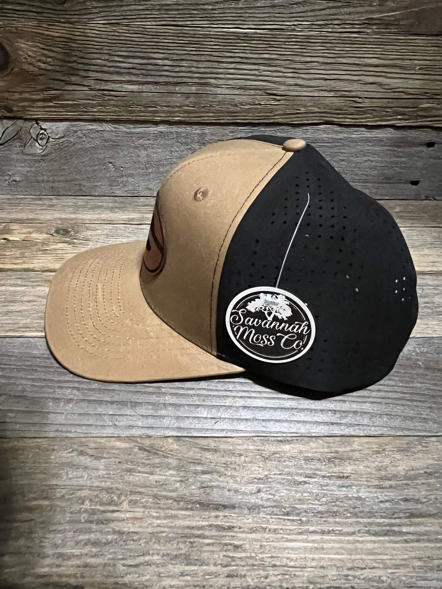 Georgia Bulldogs G Snapback Leather Patch Hat — Savannah Moss Co.