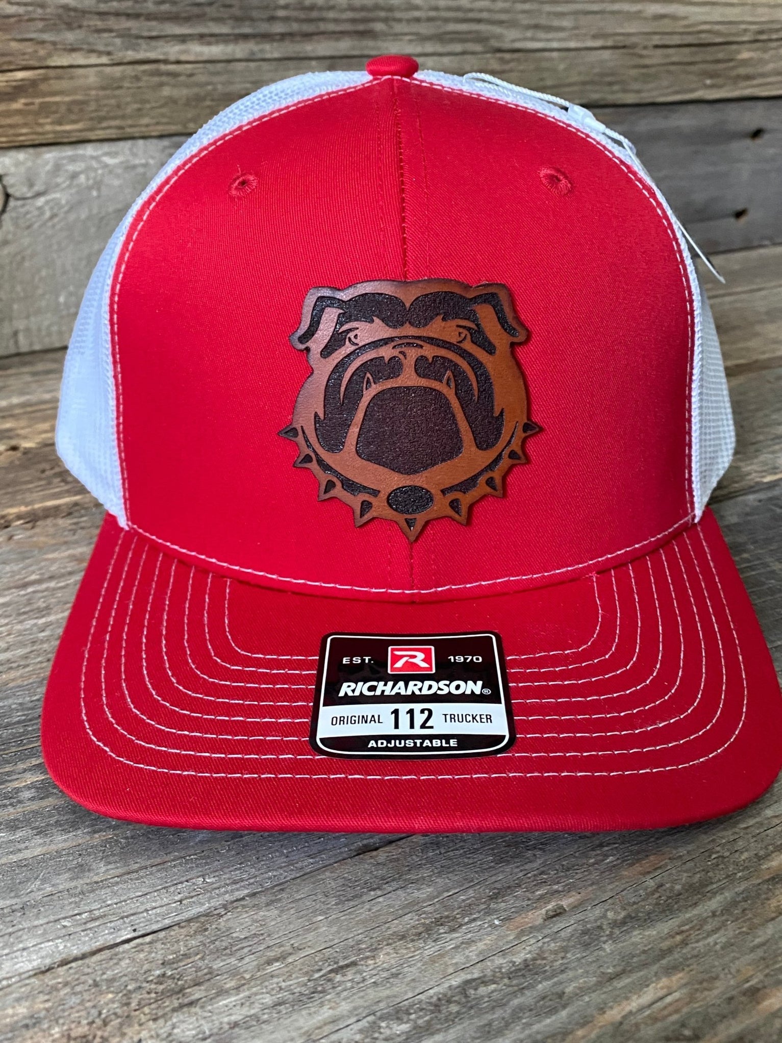 Georgia Go Dawgs Leather Patch Hat — Savannah Moss Co.