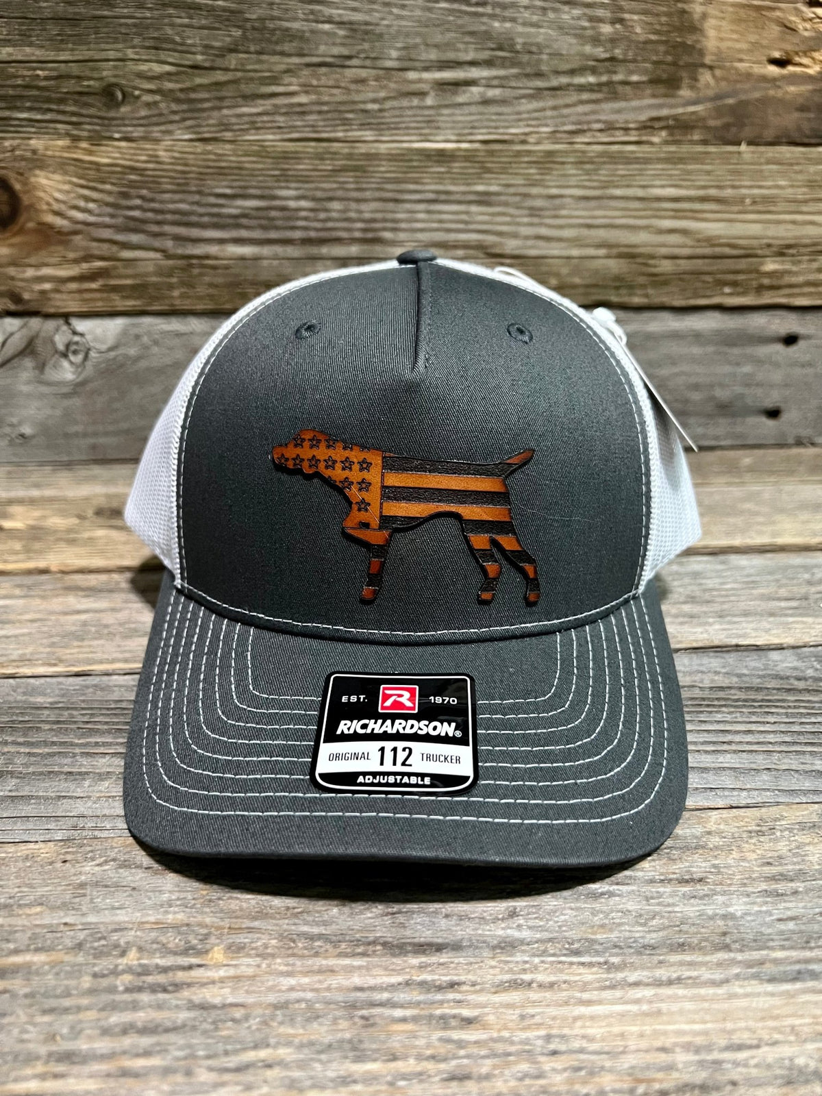 GSP US Flag Leather Patch Hat — Savannah Moss Co.