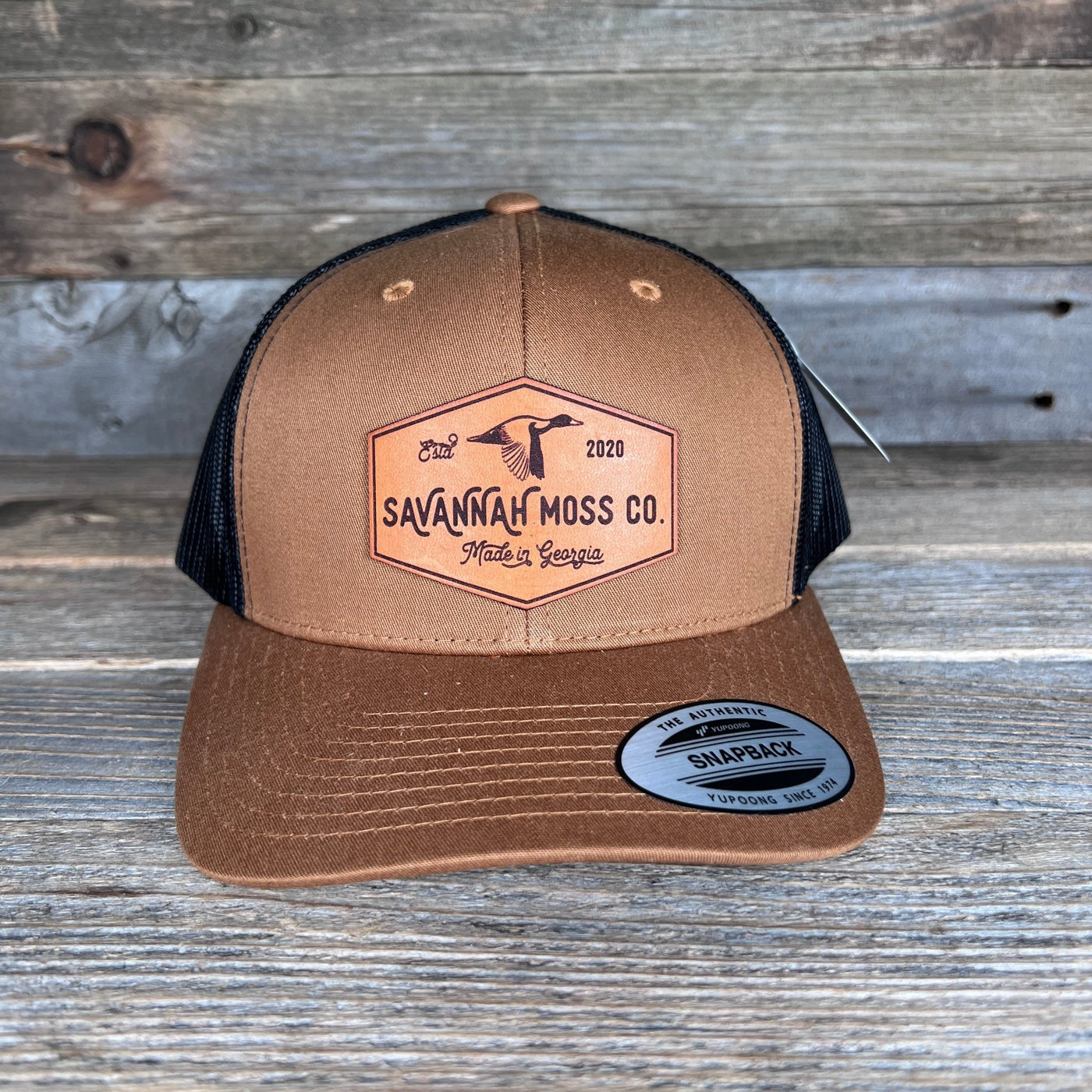 Made in Georgia Duck Leather Patch Hat — Savannah Moss Co.