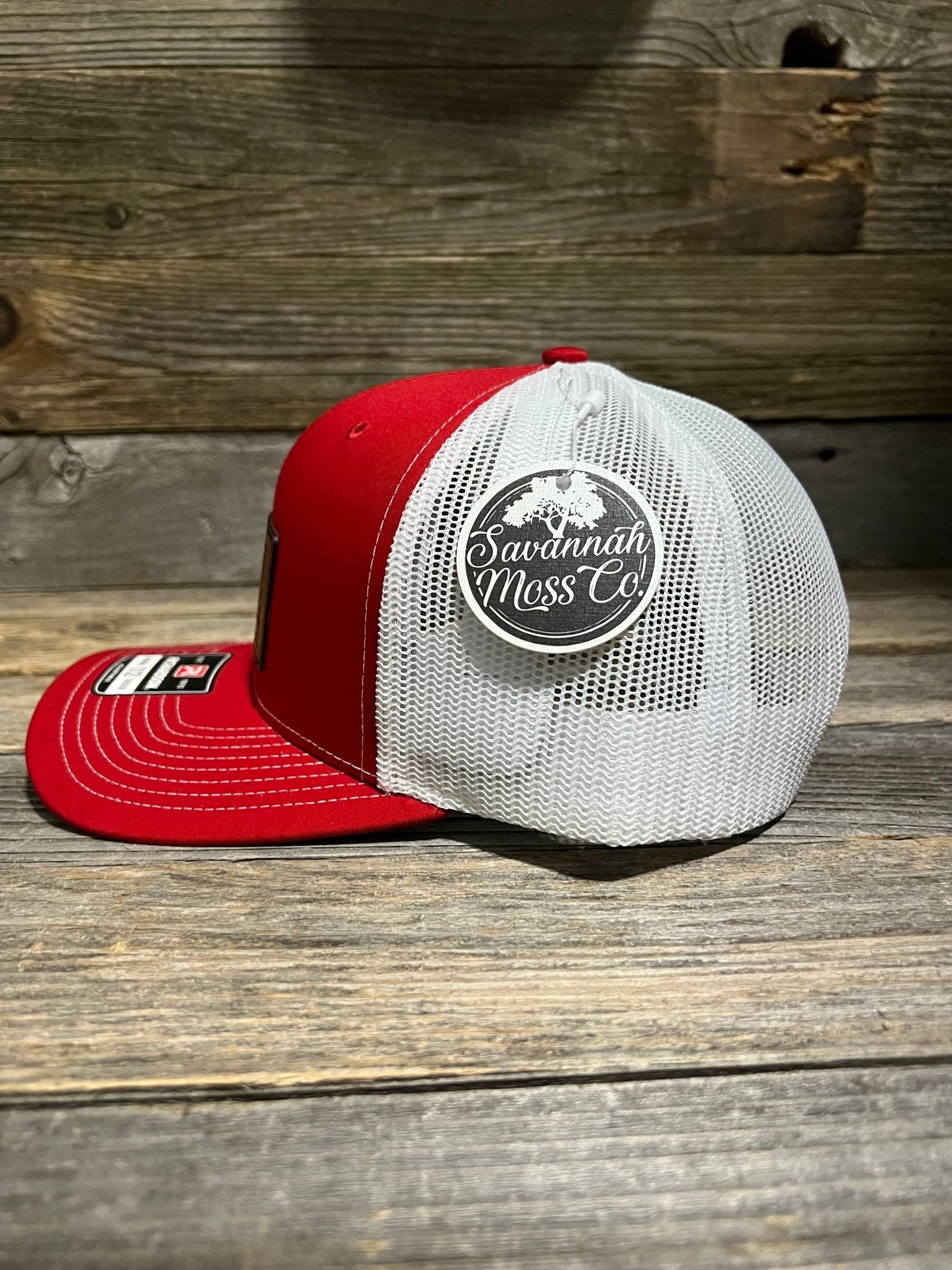 REAGAN BUSH ‘84 Leather Patch Hat — Savannah Moss Co.