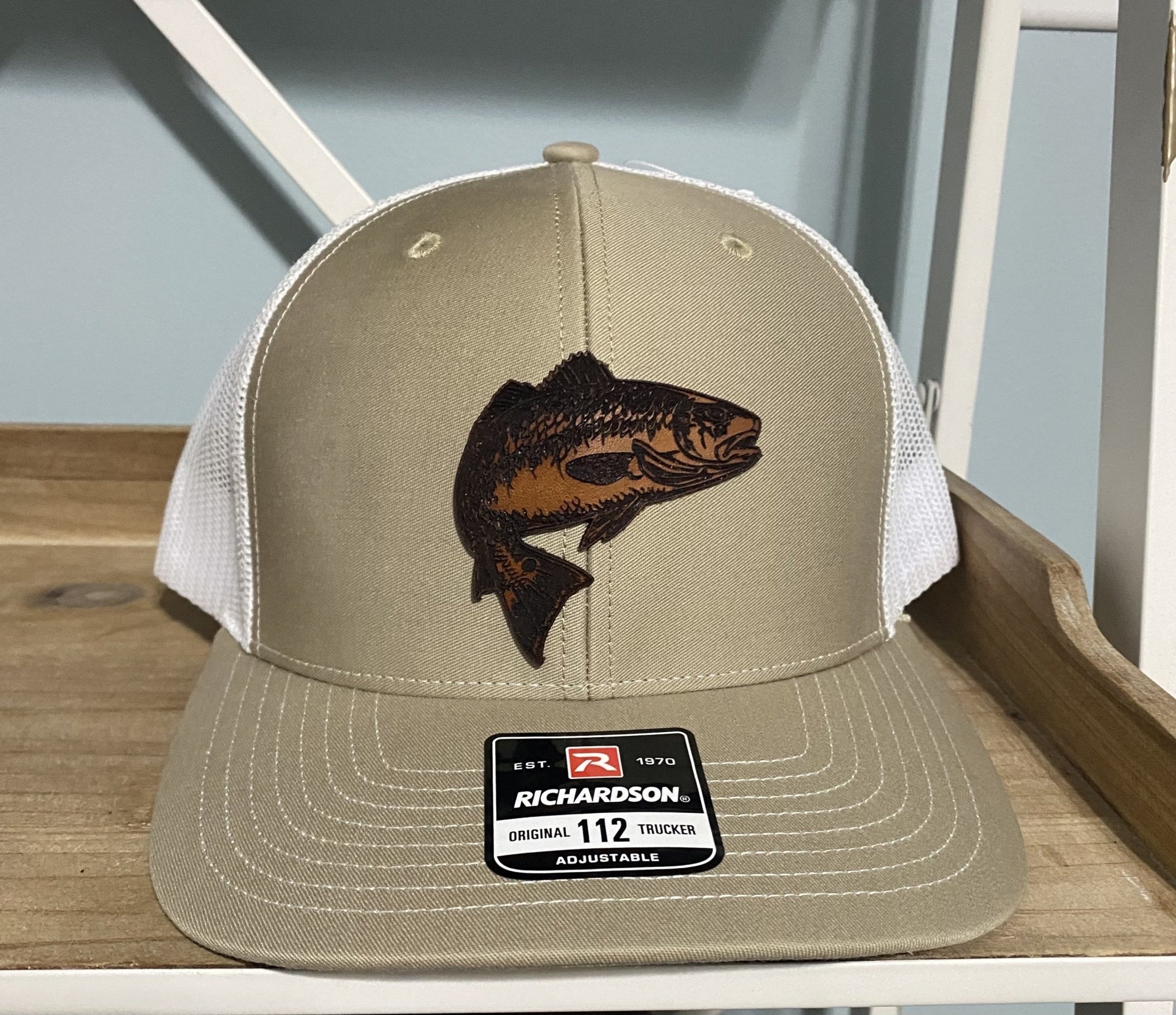 Redfish Leather Patch Hat — Savannah Moss Co.