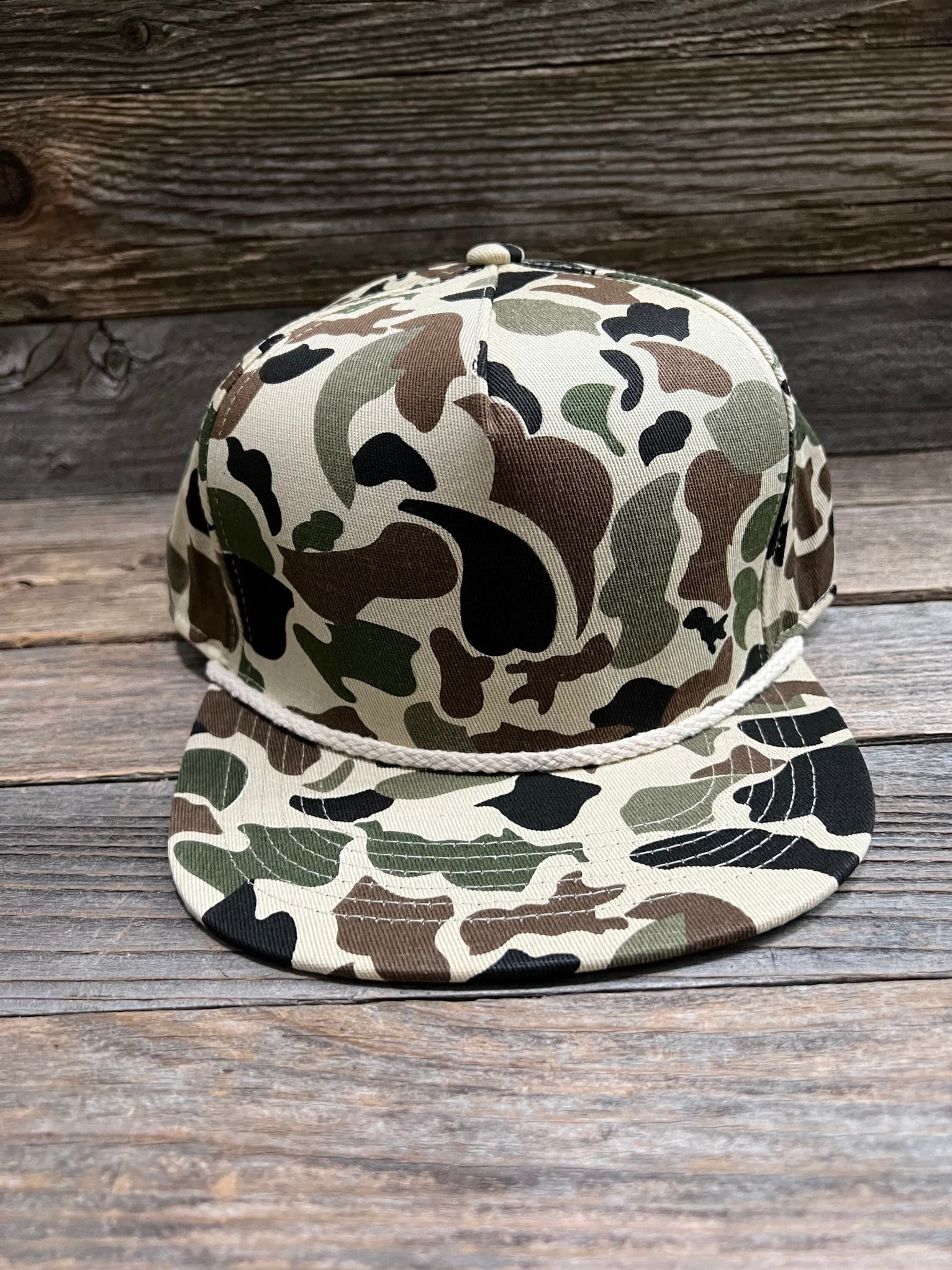 Retro Duck Camo Rope Snapback Hat — Savannah Moss Co.