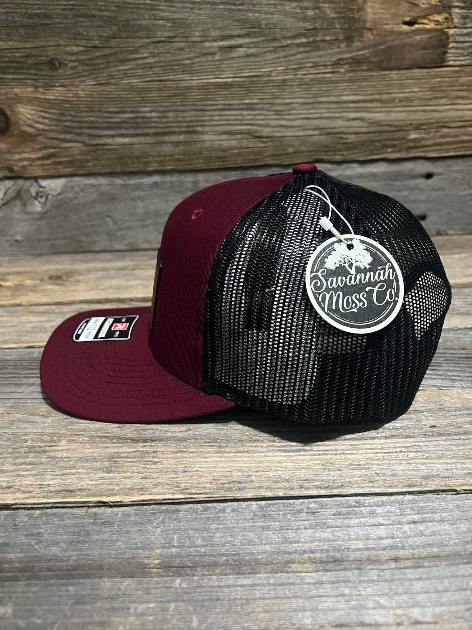 South Carolina Gamecocks Leather Patch Trucker Hat — Savannah Moss Co.