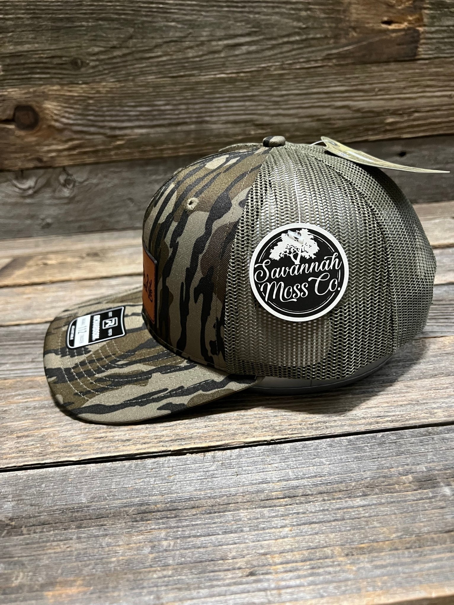 Strut Life Turkey Leather Patch Trucker Hat — Savannah Moss Co.