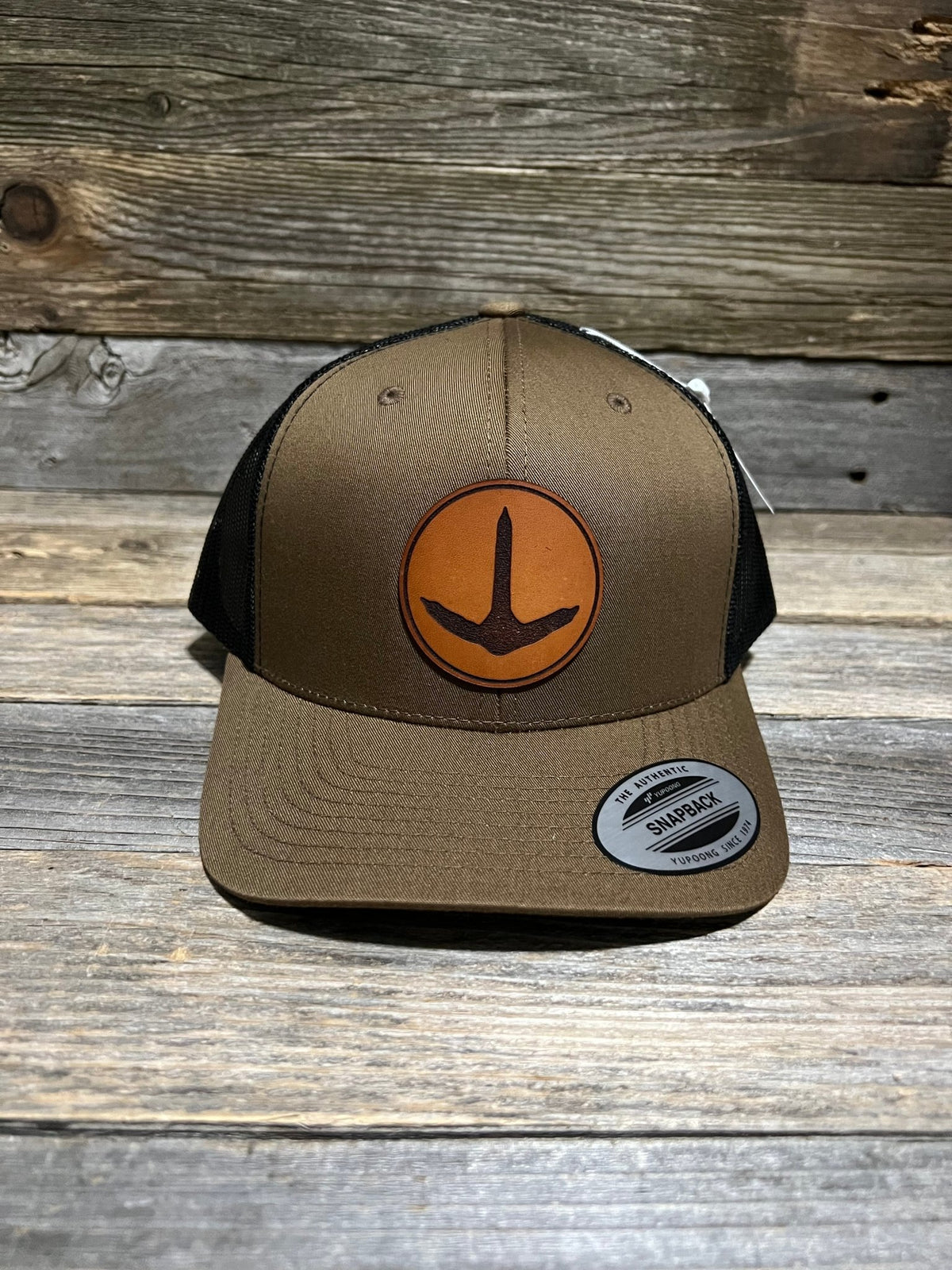 Turkey Track Leather Patch Trucker Hat — Savannah Moss Co.